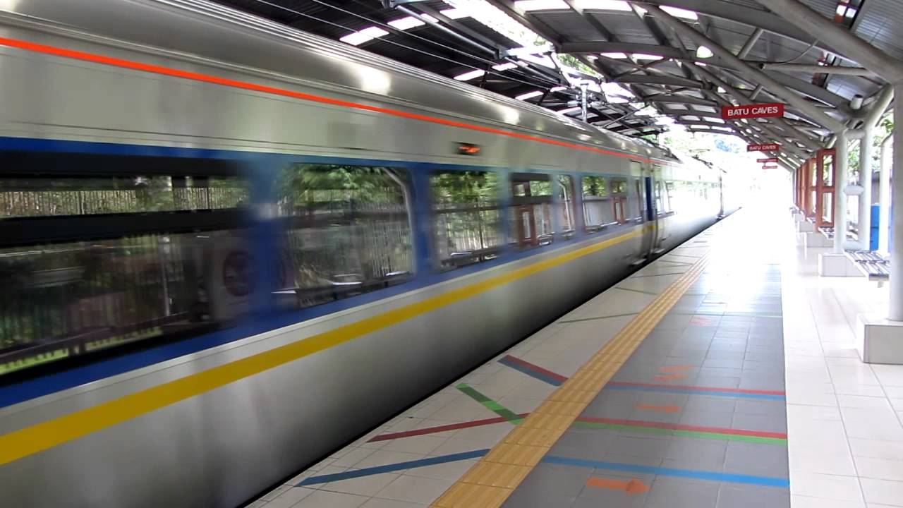KTM ETS Trainset (9304up) passing Bank Negara (» Ipoh) - YouTube