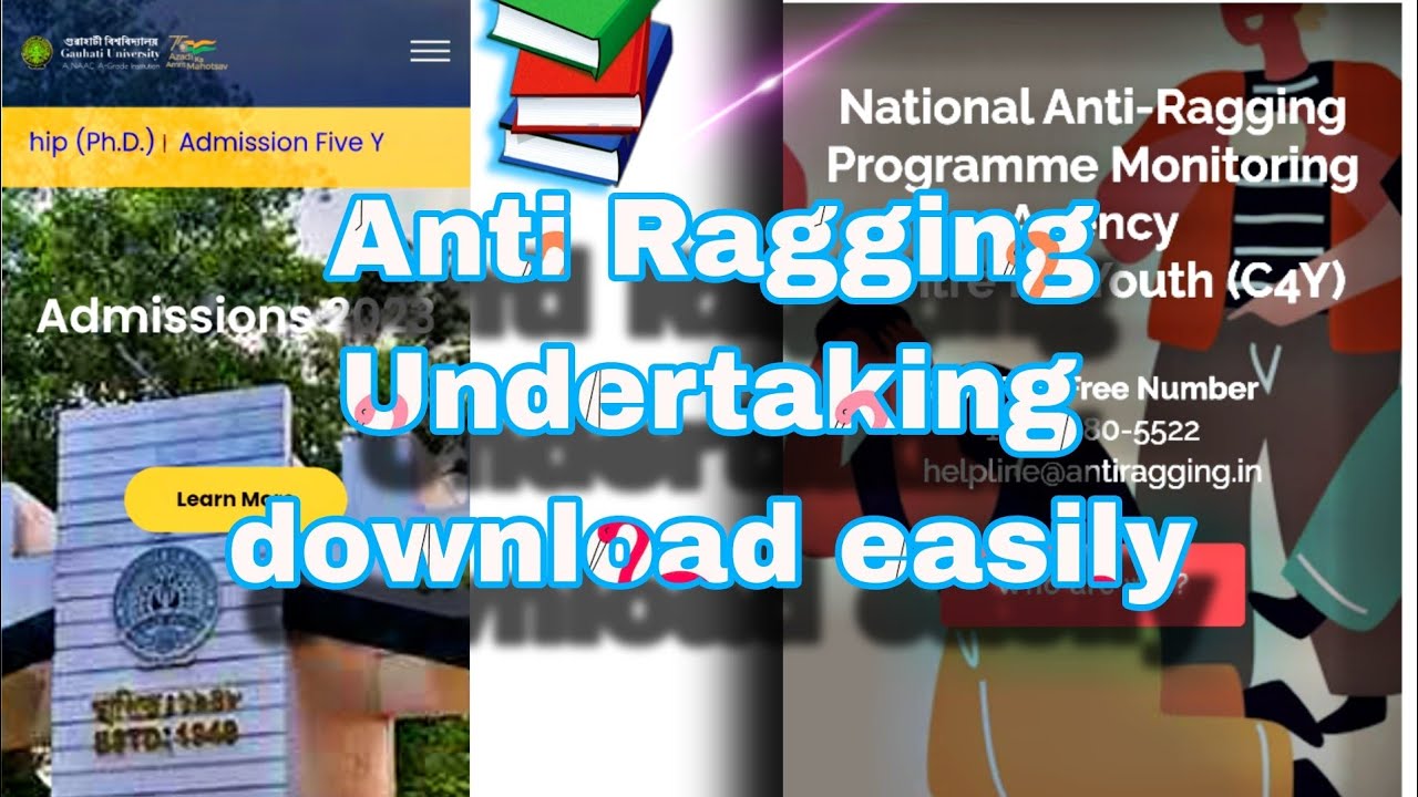 how to download anti ragging affidavit form| anti ragging undertaking ...