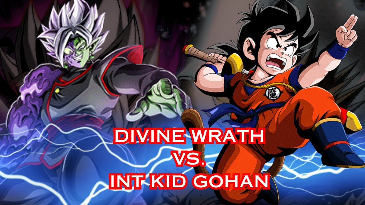 55% INT KID GOHAN VS. DIVINE WRATH MERGED ZAMASU!! Dokkan Batle - YouTube
