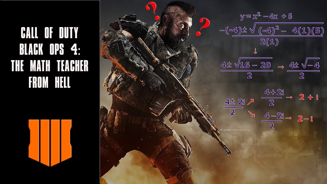 Call Of Duty Black Ops 4: The Math Teacher From Hell - YouTube