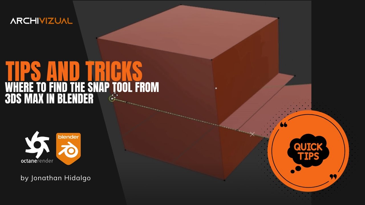 Where to find the Snap Tool from 3Ds Max in Blender - YouTube