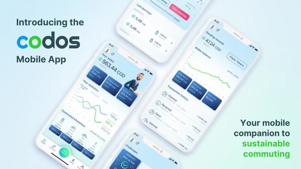 The Codos App Mockup: Rewarding Your Sustainable Commute - YouTube