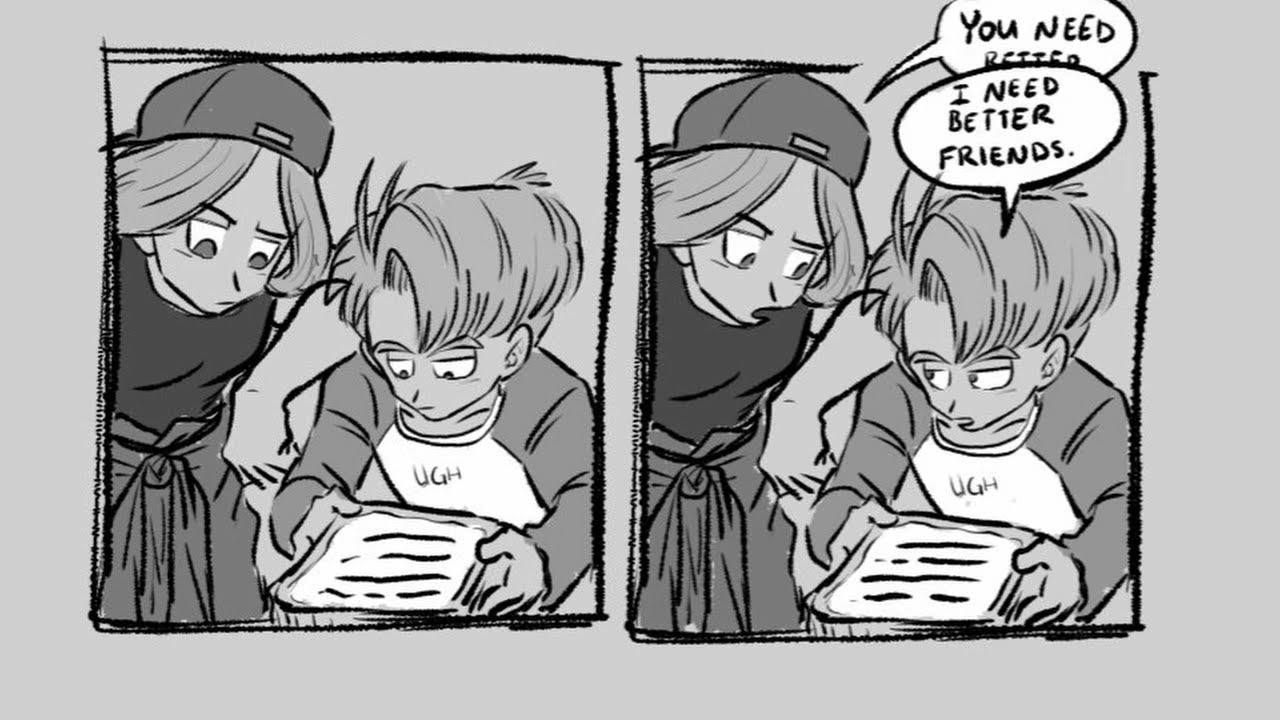 Trunks Needs Better Friends | DBZ Comic Dub - YouTube