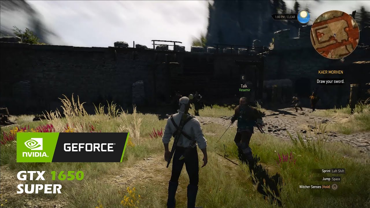 The Witcher 3 GTX 1650 Super Benchmark - YouTube