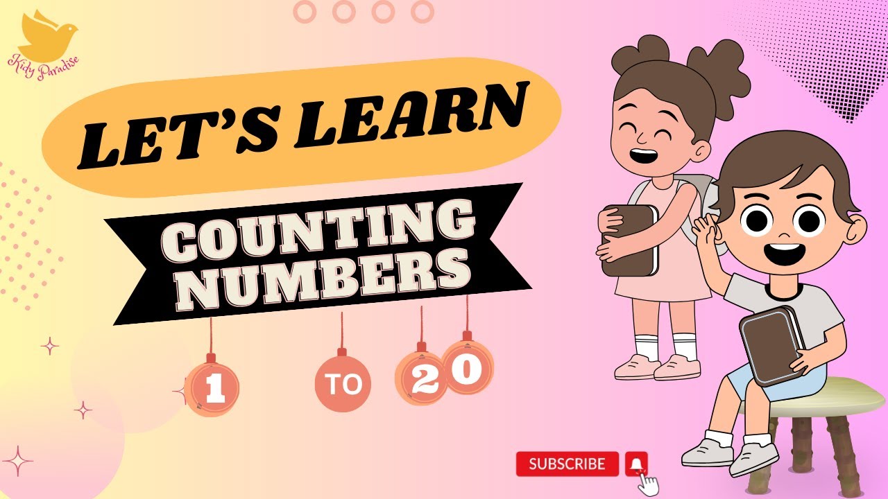 Learn To Count Numbers From 1-20 | Numbers 1-20 | The Counting Song For ...