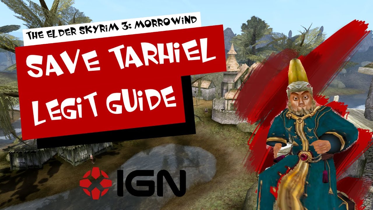 The Elder Skyrim III: Morrowind - Save Tarhiel | Lvl 1 No Cheats ...