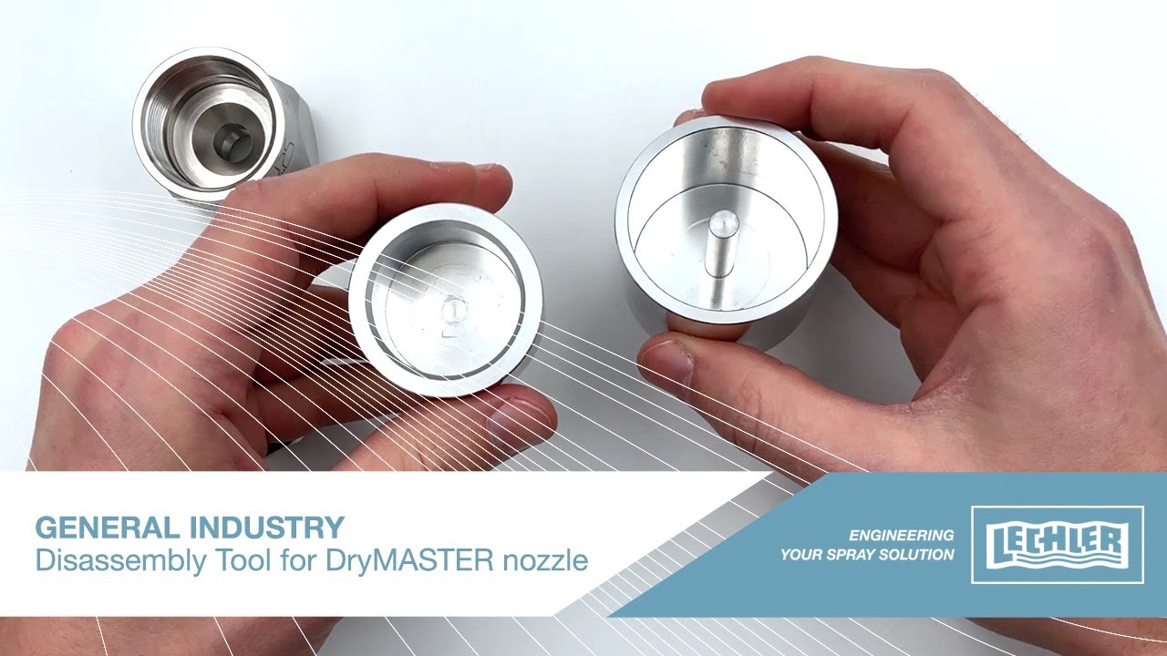 Lechler spray drying: DryMASTER Disassembly Tool - YouTube