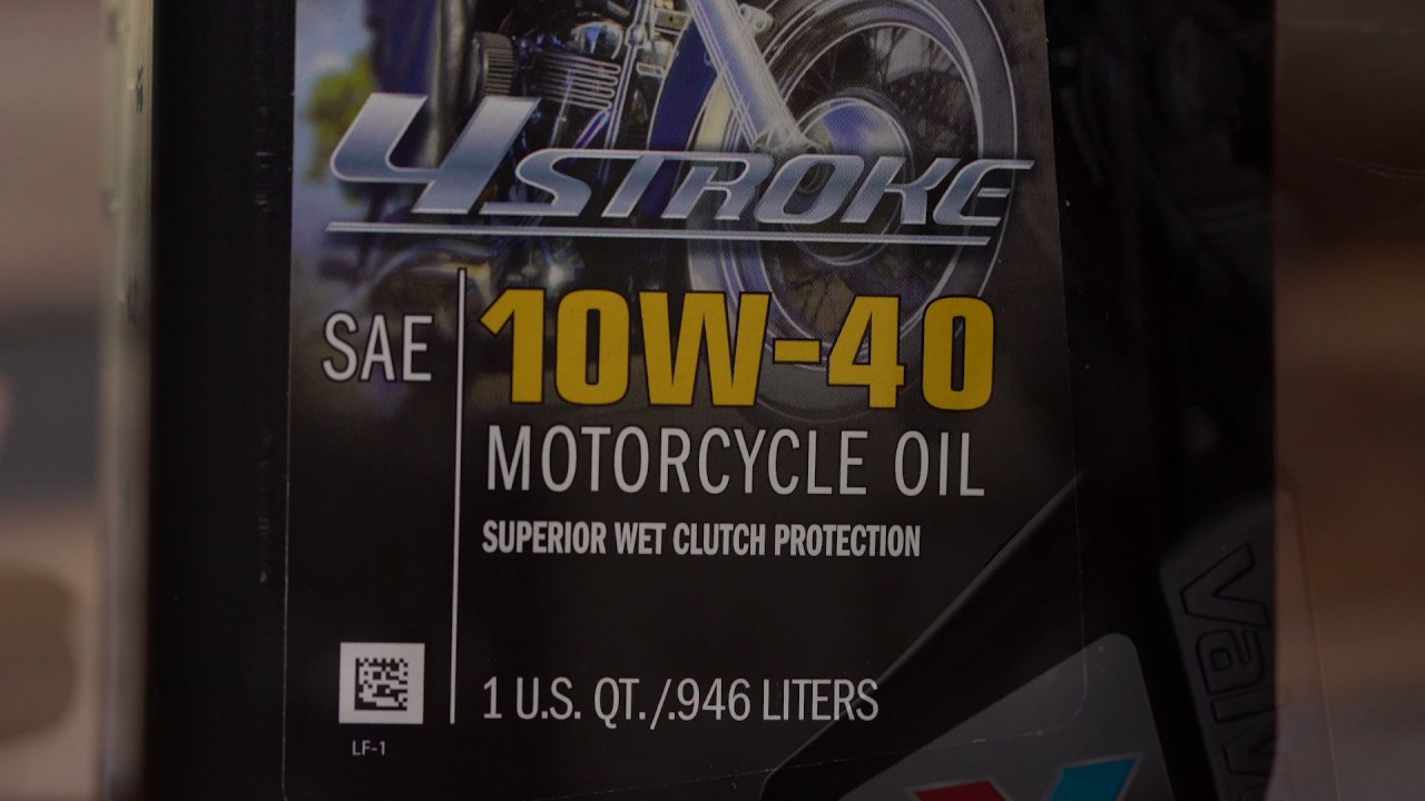 Valvoline 10W 40 Motorcycle Oil - YouTube