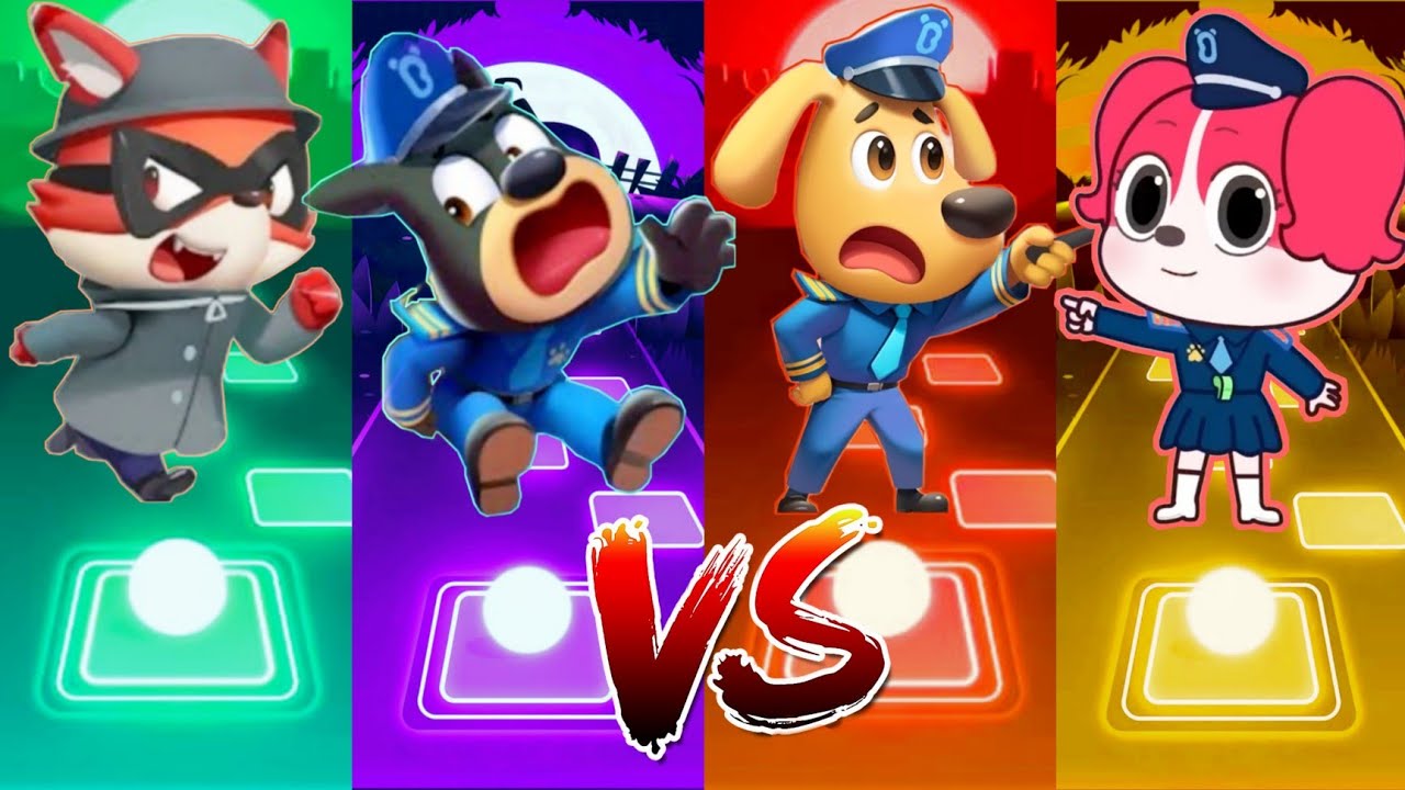 Sheriff Labrador 🆚 Sheriff Labrador Papillon 🆚 Officer Dobermann 🆚 ...