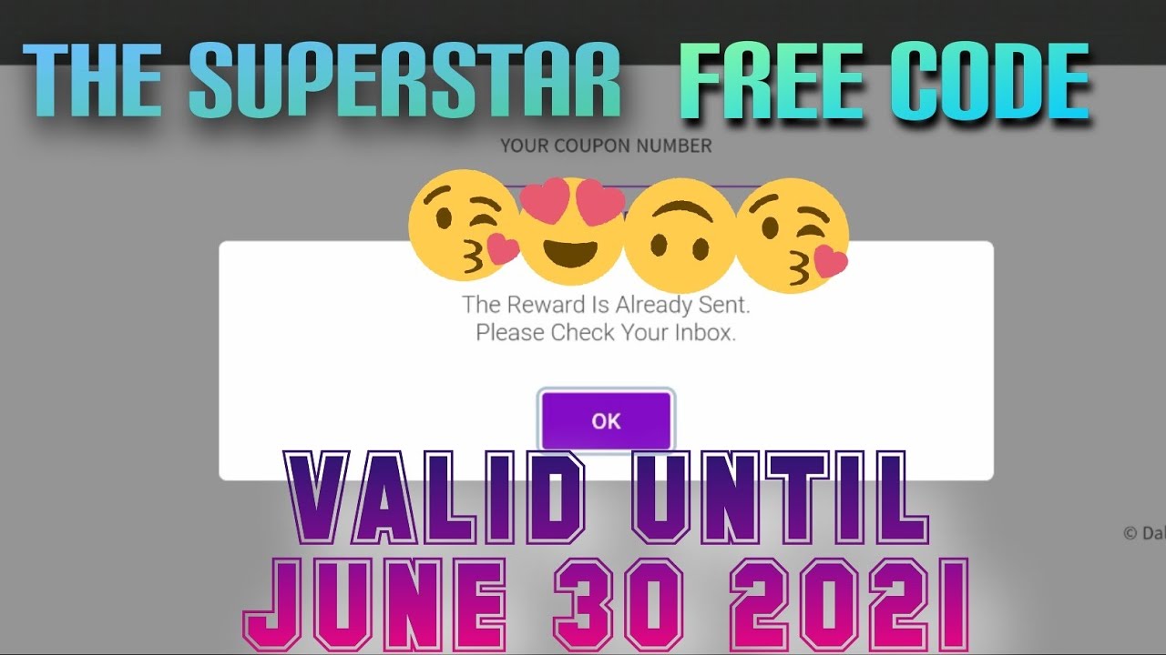 The Superstar "Free Pre Registration Coupon Code" VALID UNTIL (06/30/21 ...