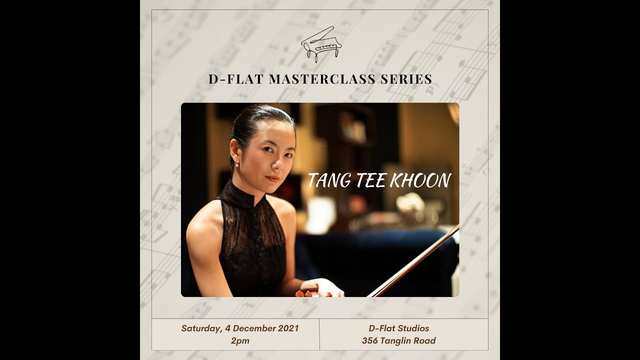 Masterclass Series III - Live Chat with Tang Tee Khoon - YouTube