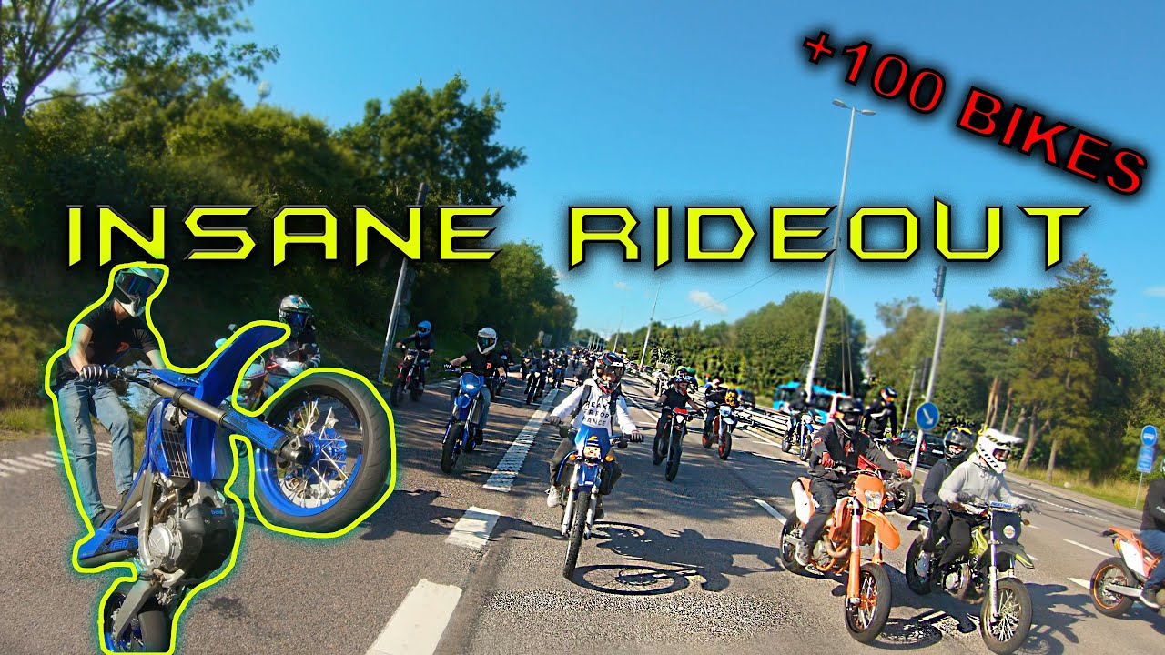 INSANE HIGHWAY RIDEOUT (+100 BIKES) | | BP MEET 2021 - YouTube