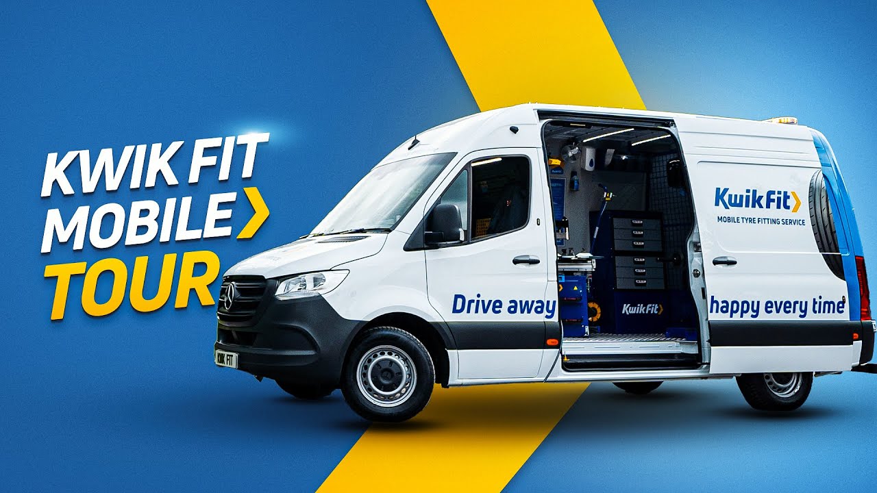 🚐 Inside a Kwik Fit Mobile Van | Tyres Fitted At Home - YouTube