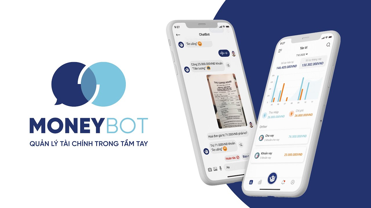 Ứng dụng quản lý tài chính cá nhân MoneyBot - YouTube