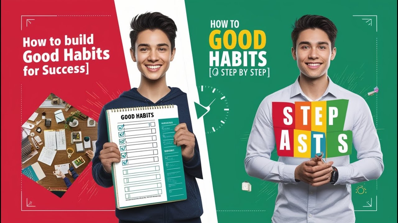 How to Build GOOD Habits for Success [Step by Step] - YouTube