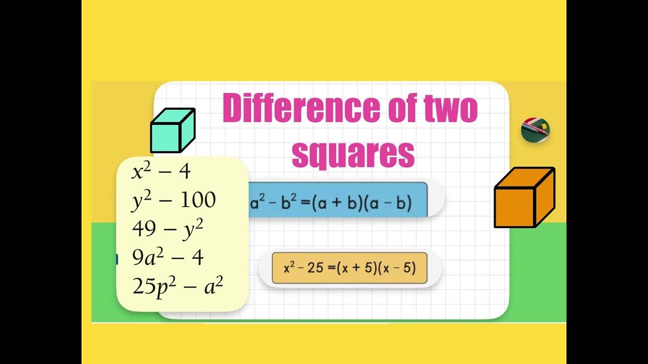 Let’s practice difference of two squares - YouTube