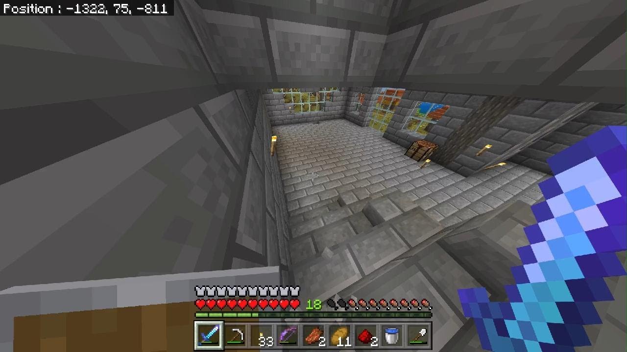 Minecraft realm -13- J'ai commencé la maison!! - YouTube