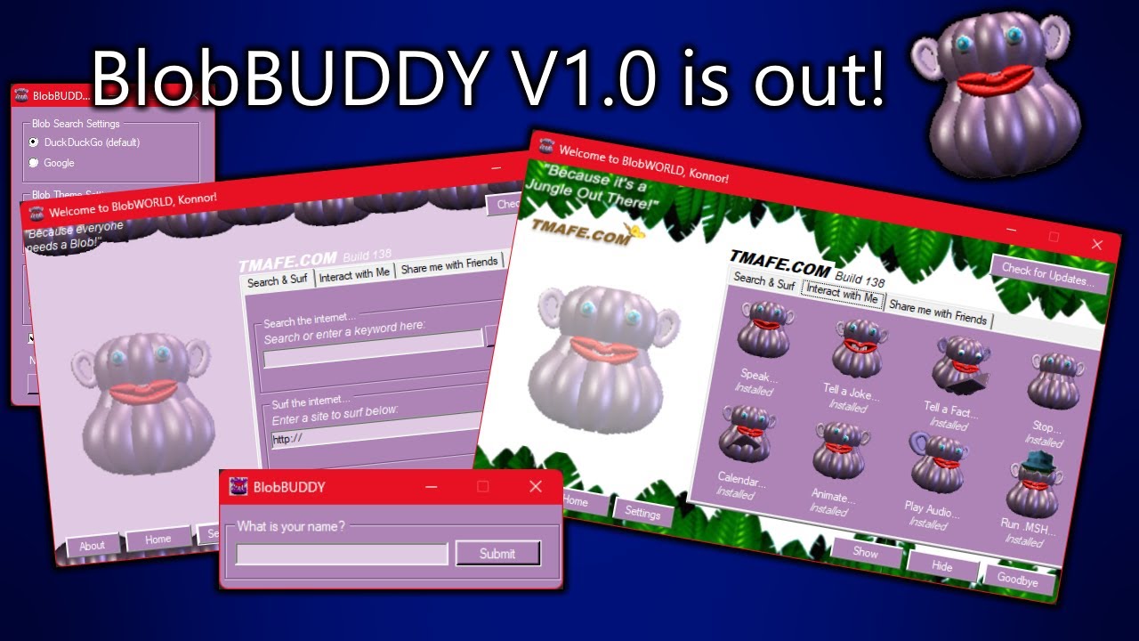 BlobBUDDY V1.00 is out! - YouTube