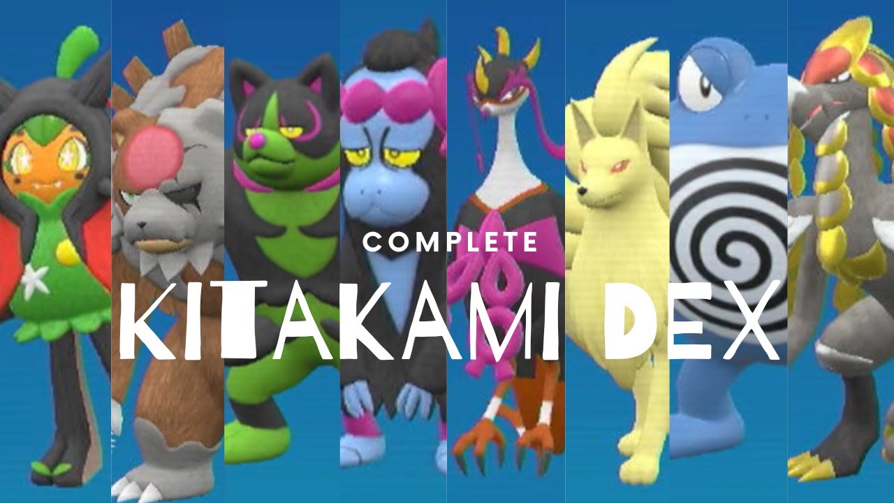 Kitakami Pokedex - Pokemon Scarlet and Violet - The Teal Mask DLC - YouTube