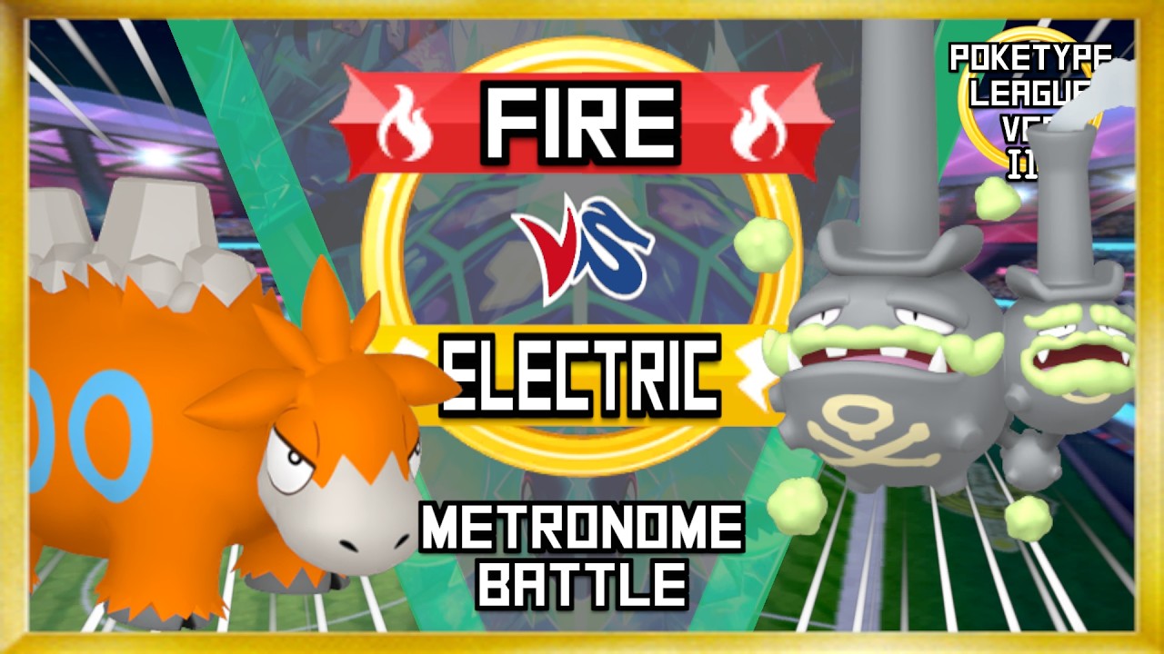 FIRE TYPES vs ELECTRIC TYPES! Who Wins this Pokemon METRONOME Battle ...
