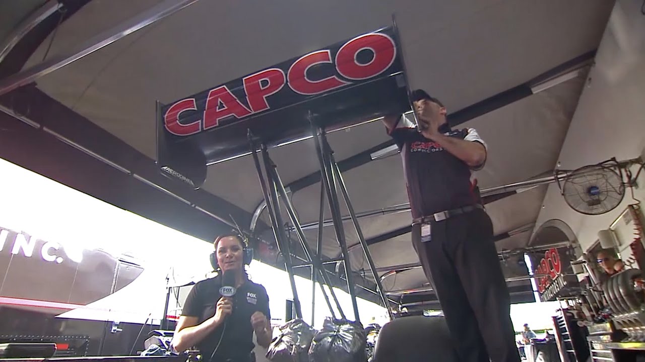 E3 Inside the Top Fuel Car: Rear wing specifications - YouTube