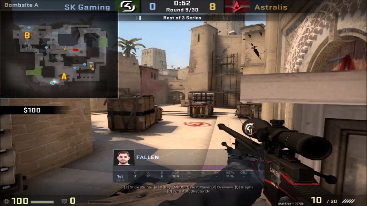 POV - Fallen (SK)(30-19) vs Astralis / mirage / Epicenter 2017 / 1080p ...