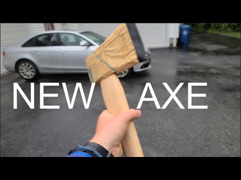 New Harbor Freight and Tool AXE, what to do first. - YouTube