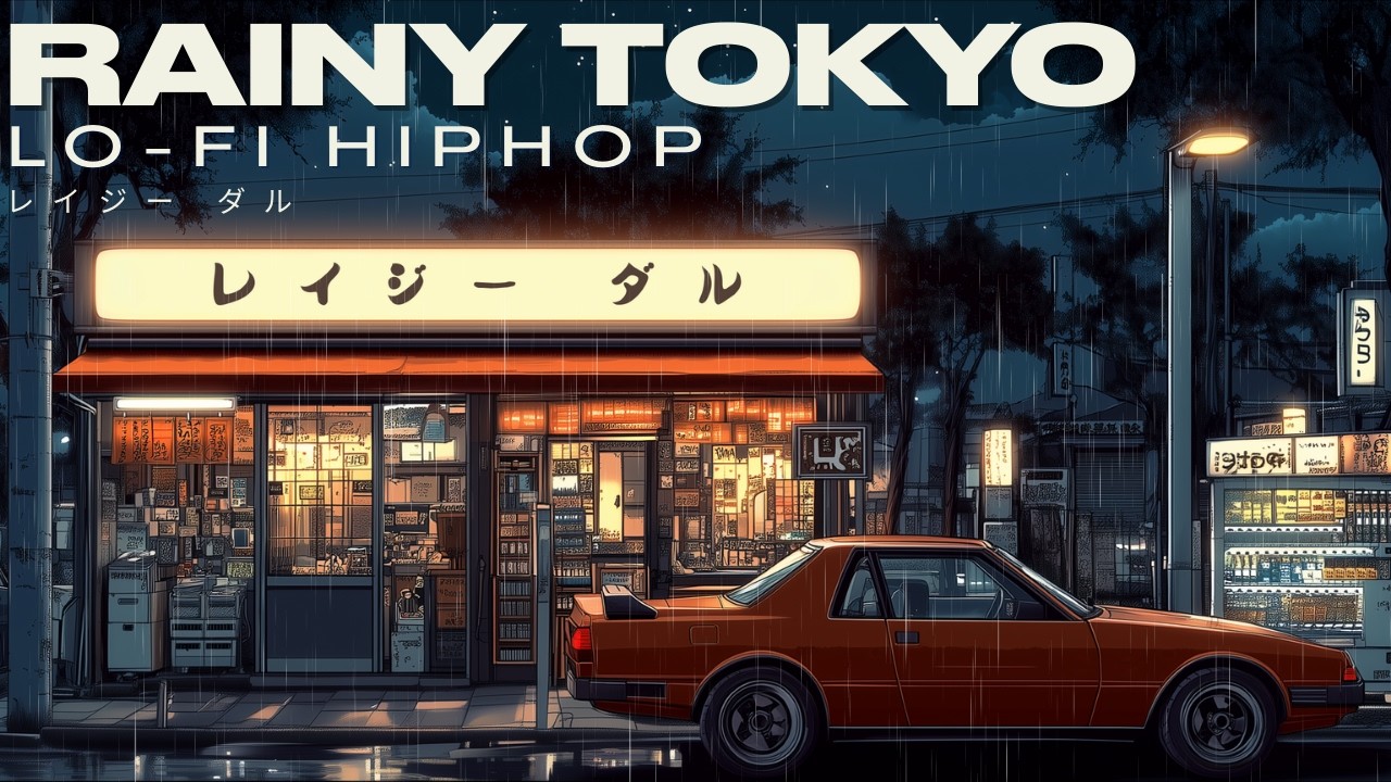 Ambient Rainy Night Lo-Fi 🌧️ | 90's Tokyo Vibe | Chill Lofi Hiphop ...
