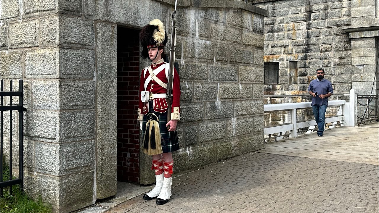 Changing of the Sentry at The Citadel in Halifax, Nova Scotia - YouTube