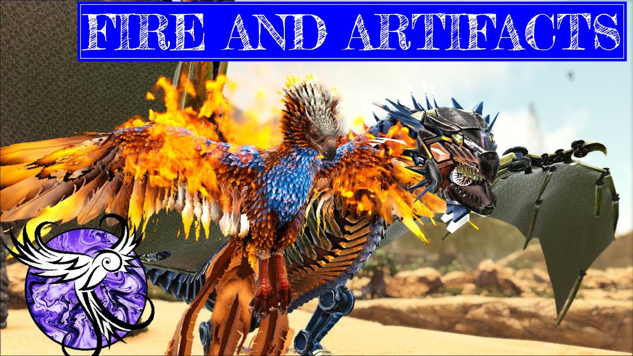 TEK WYVERN, ARTIFACT, AND PHOENIX! | Story Mode - Scorched EP26 | ARK ...