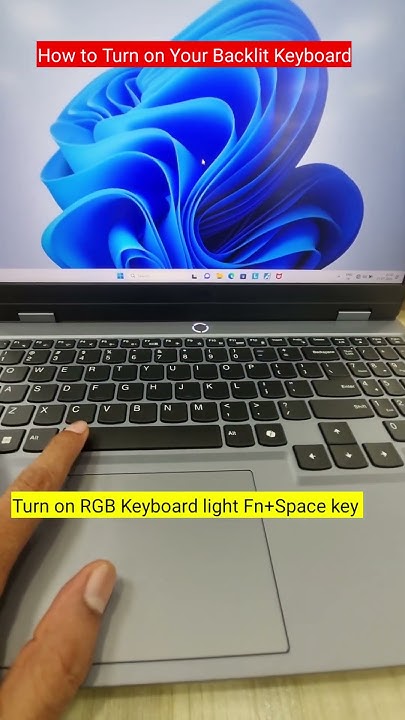 How to turn on your Backlit Keyboard | RGB Keyboard Light kaise on ...