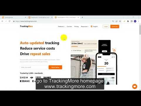Embed TrackingMore track button to your tracking page - YouTube