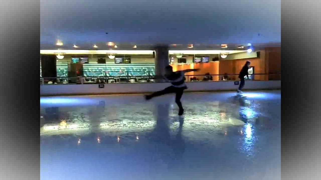 practicando algunos trompos ( layback spin ) - YouTube