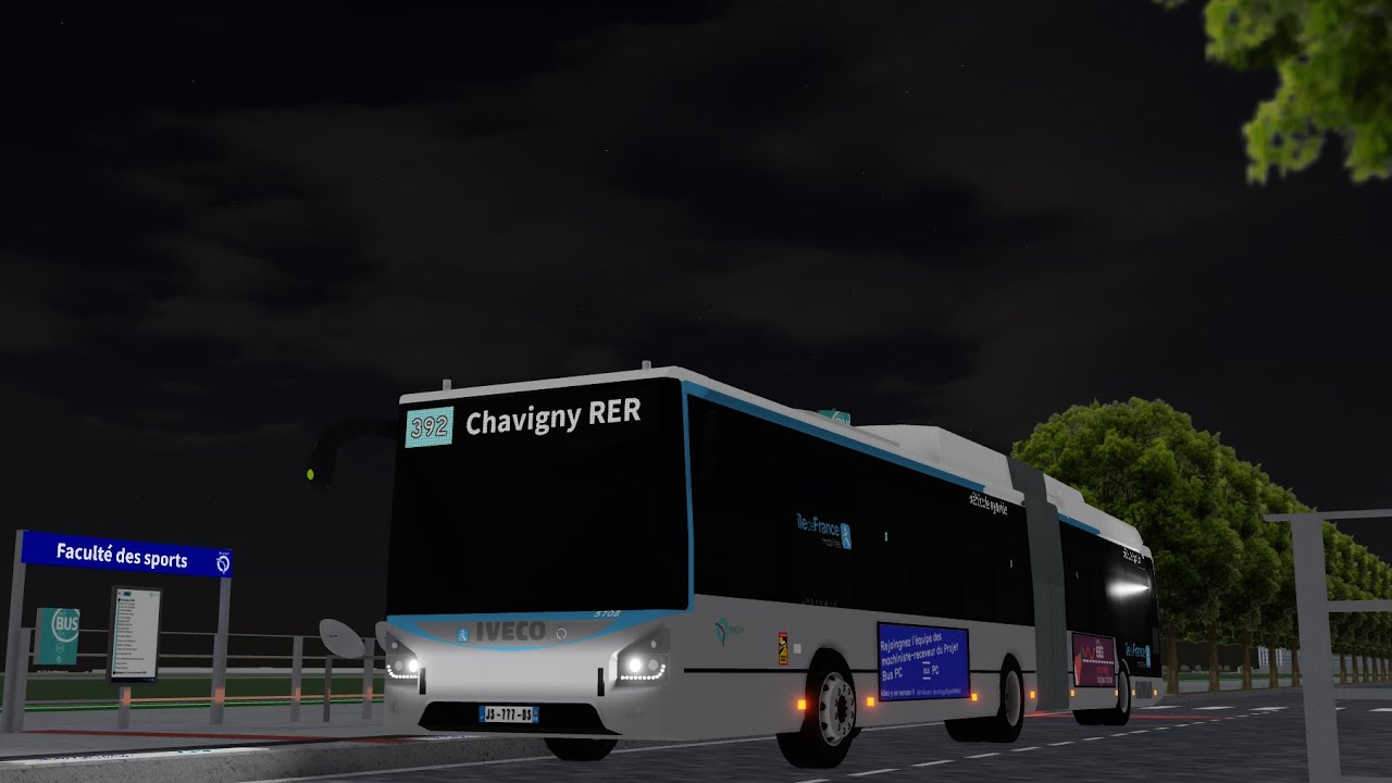 [ROBLOX] Timelapse - Ligne 392 RATP-AMV - YouTube