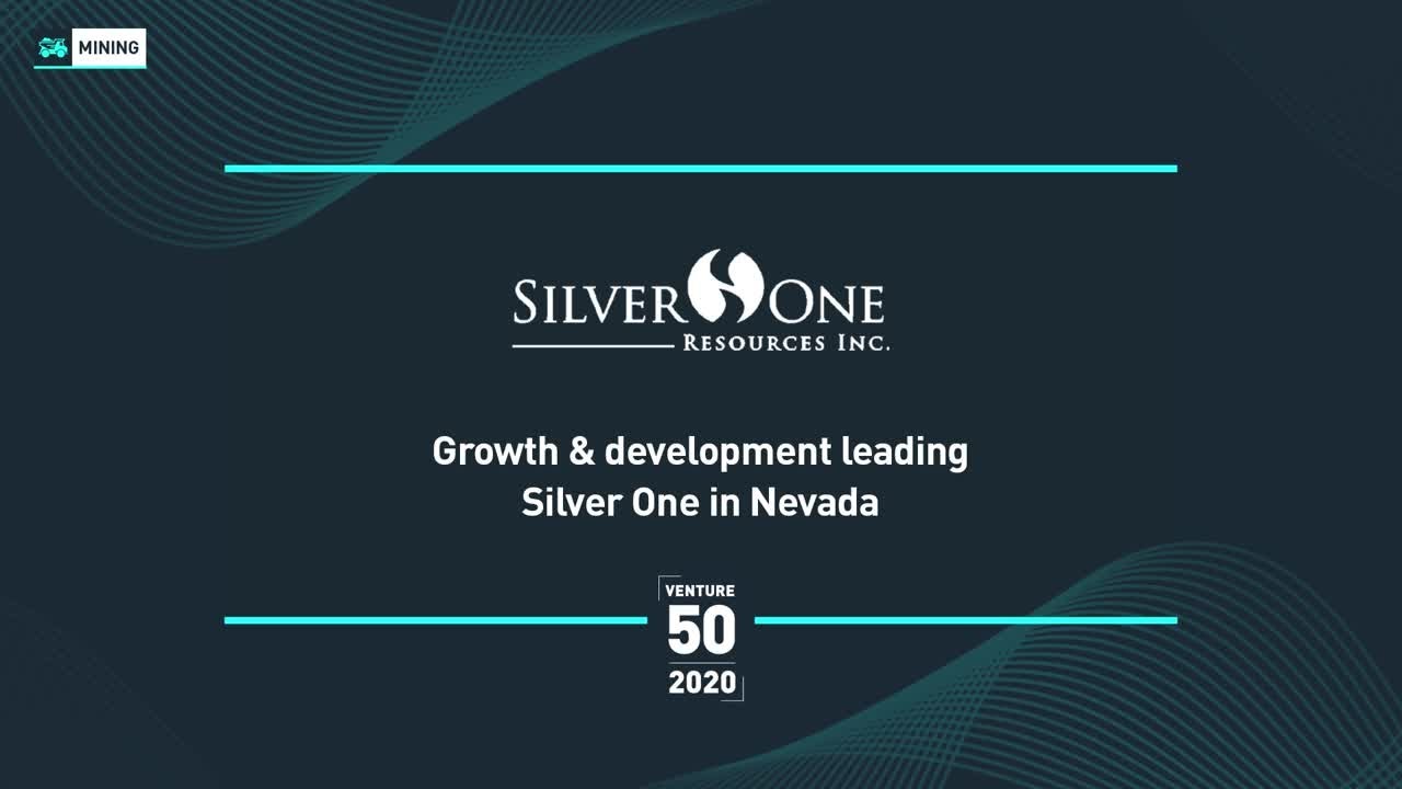 Silver One Resources Inc. (TSXV: SVE) - 2020 TSX Venture 50 - YouTube