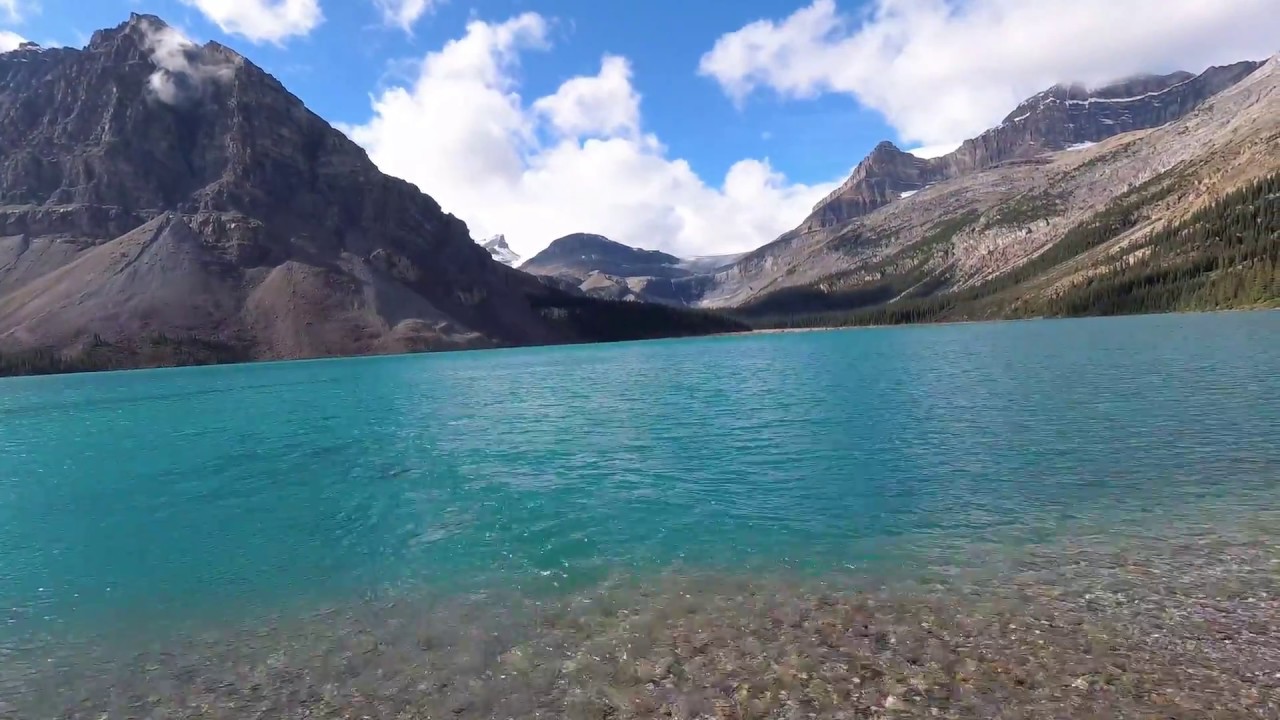 Lake Bow walk around , Alberta, Canada, Jasper National Park, 4K - YouTube