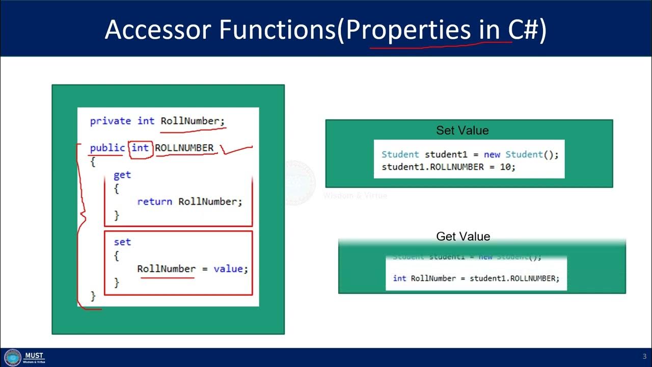 Oop Lecture 6 2accessor Functions Youtube