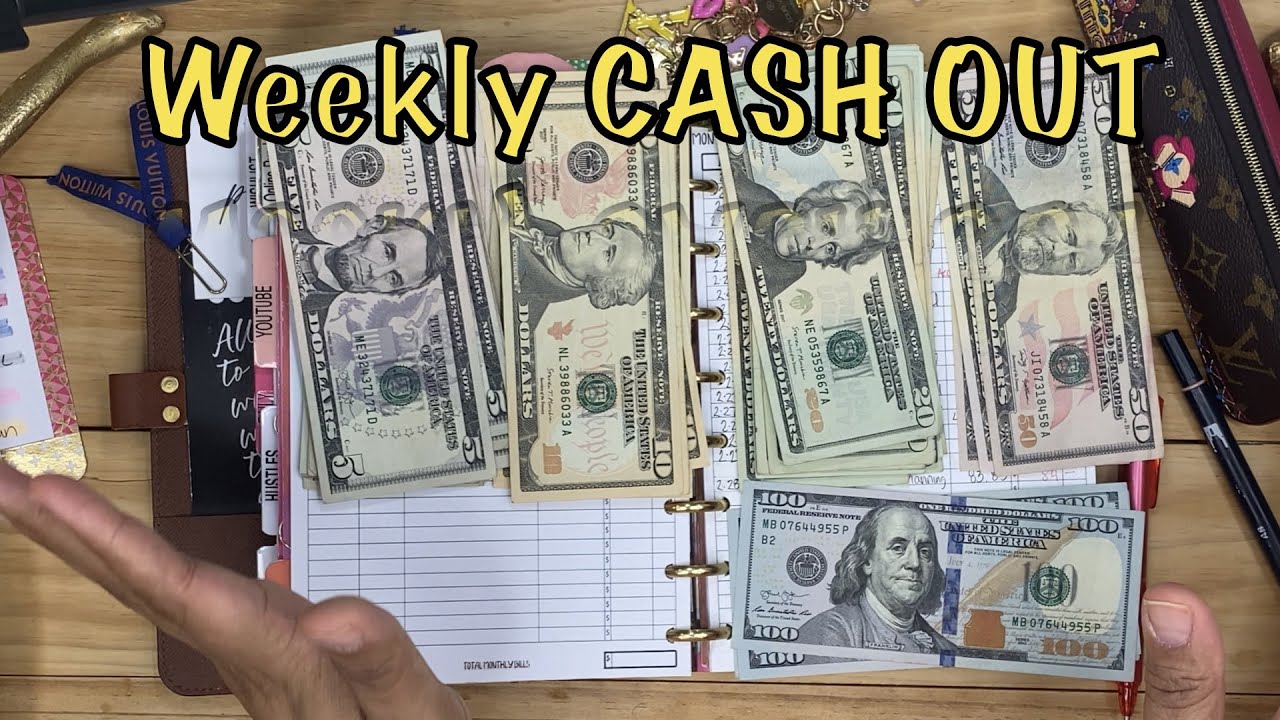 3/6/21 Weekly Cash Expense CASH-OUT - SKS Payday Budget Book - YouTube