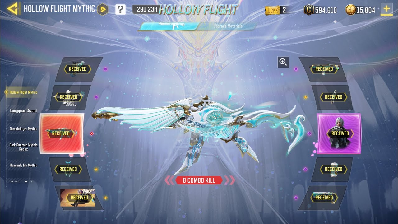 BUYING HOLLOW FLIGHT MYTHIC DROP CODM! CX9 LETHAL HOLLOW | KESTREL ...