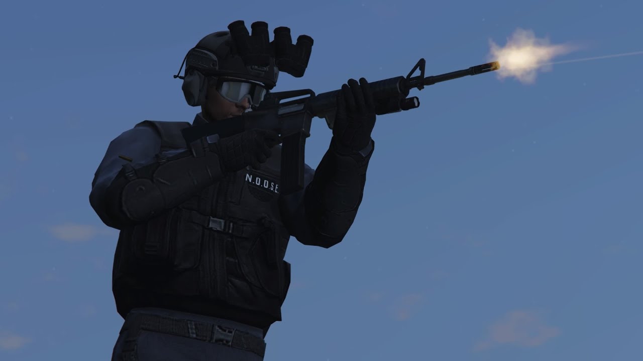 PLAYING WITH THE NEW M16!!! [GTA ONLINE] - YouTube