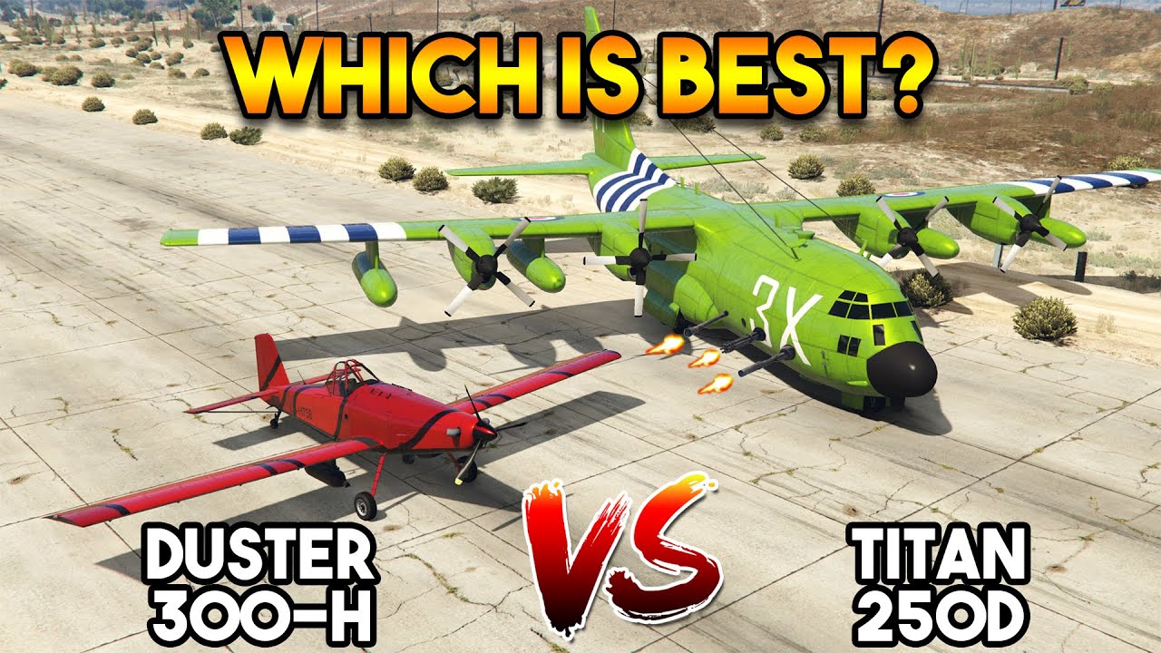 GTA ONLINE : NEW TITAN 250 D VS DUSTER 300 H (WHICH IS BEST?) - YouTube