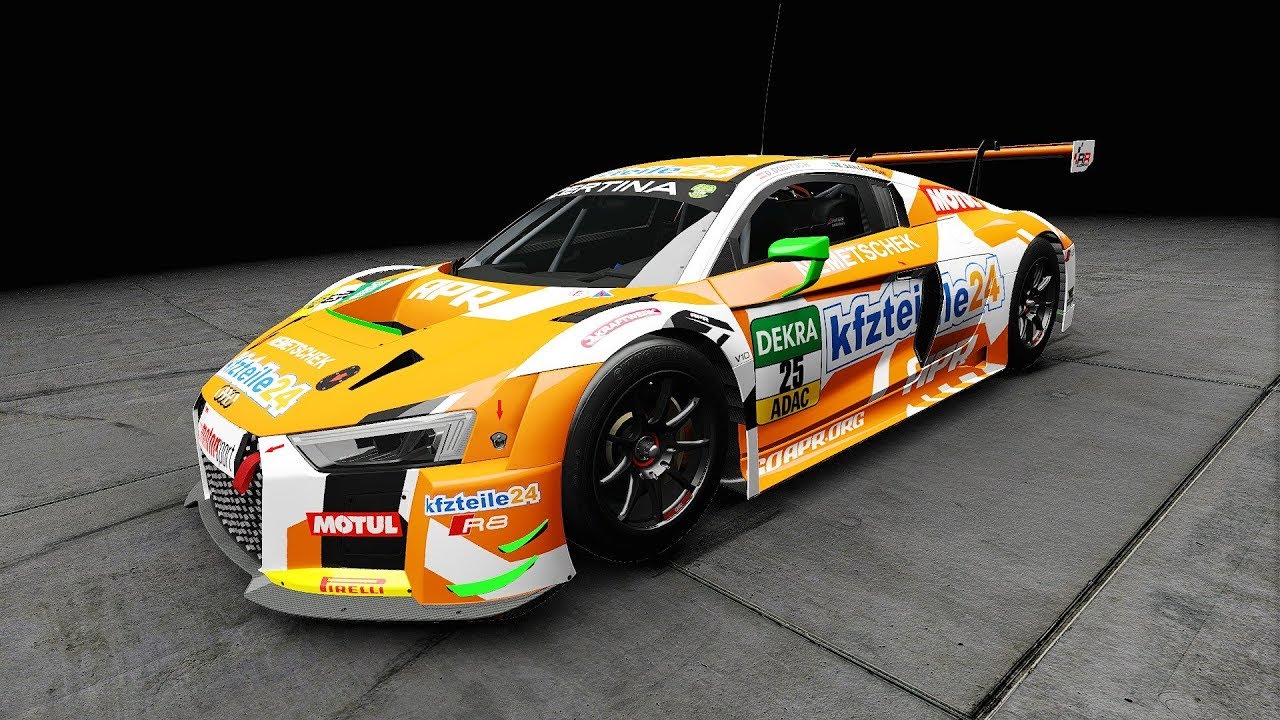 New livery audi_r8_lms - YouTube