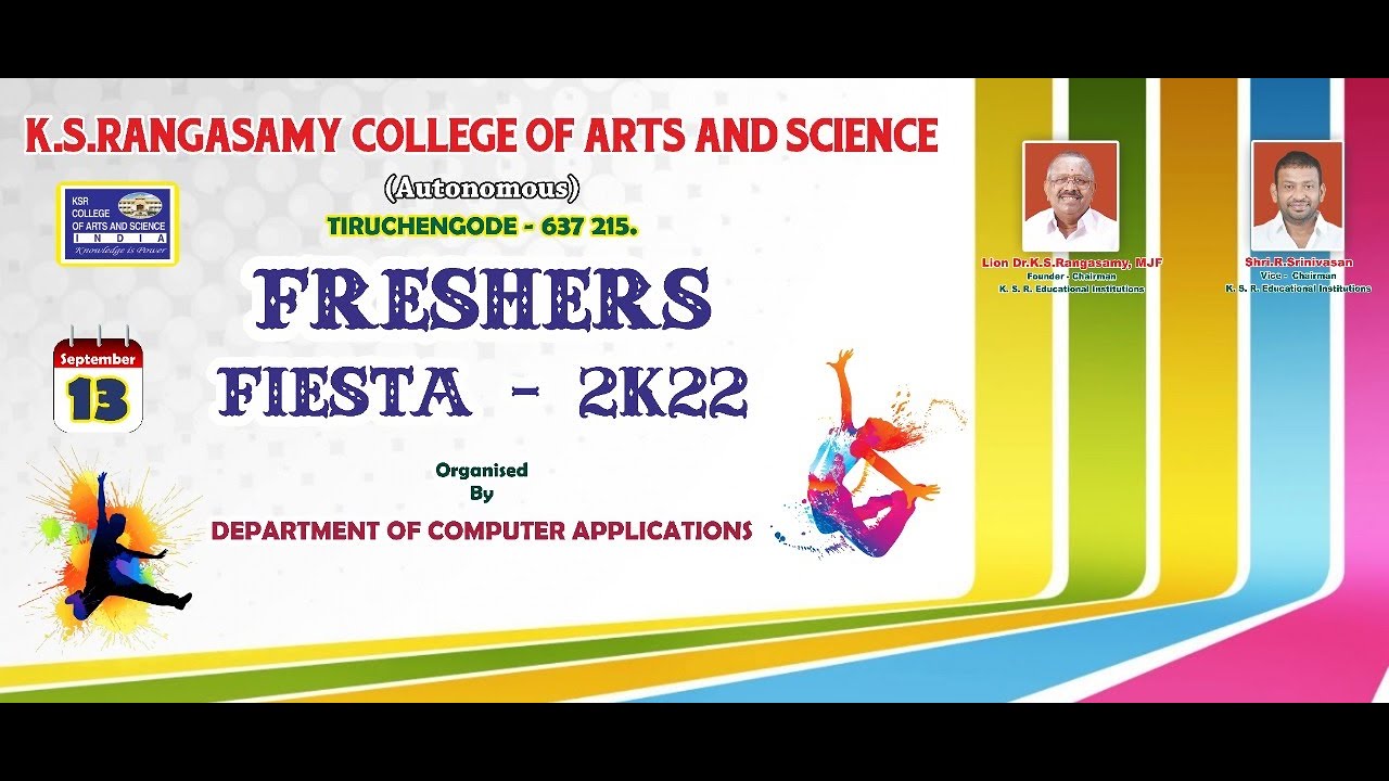 KSRCAS BCA FRESHERS DAY 13.09.2022 - YouTube