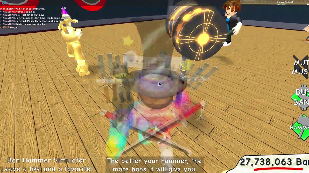 Roblox Ban Hammer Simulator Part 2 - YouTube