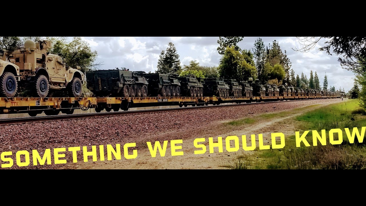 Military vehicles ready for deployment - YouTube