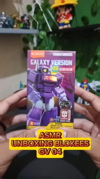 (ASMR) Unboxing Blokees Transformers GV04 @Blokees #asmr #viralvideo - YouTube
