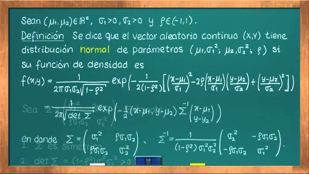 0626 Distribución normal bivariada - YouTube