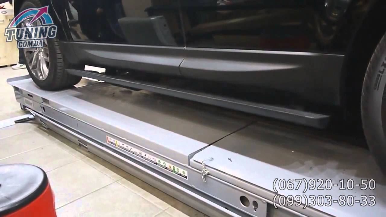 Выдвижные подножки Range Rover Sport 2013- - YouTube