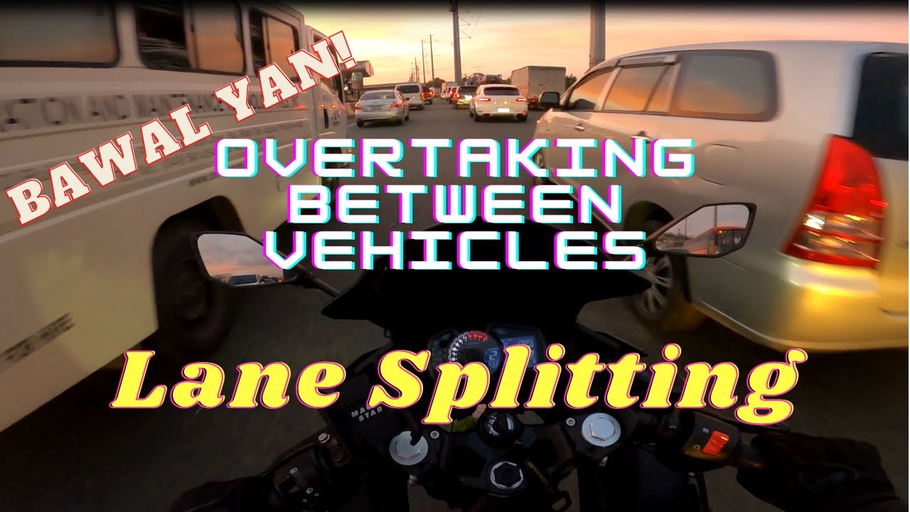 Motorcycle Lane Splitting / Filtering | Overtaking | Ninja 400 | Code N ...
