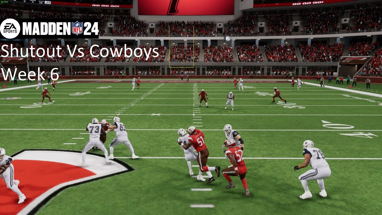 Madden 24 Relocation - Lumberjacks Vs Cowboys week 6 - YouTube